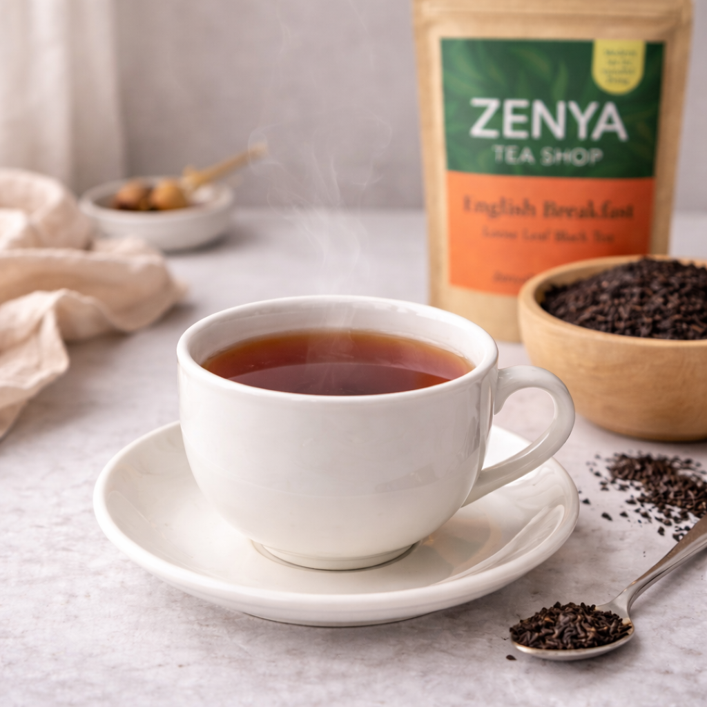 English Breakfast Loose Leaf Tea - Premium Black Tea Blend – Zenya Tea Shop